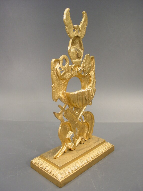 antique KPEG BERLIN - Bronze Pocket Watch stand Biede… - Gem