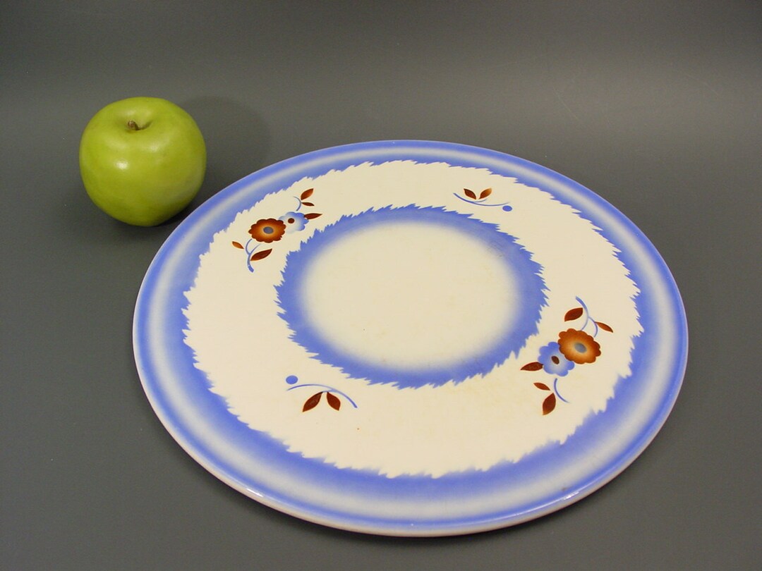 CERAMIC WEIMAR REPUBLIC Tray Cake Plate Carstens - Vintage German Art ...