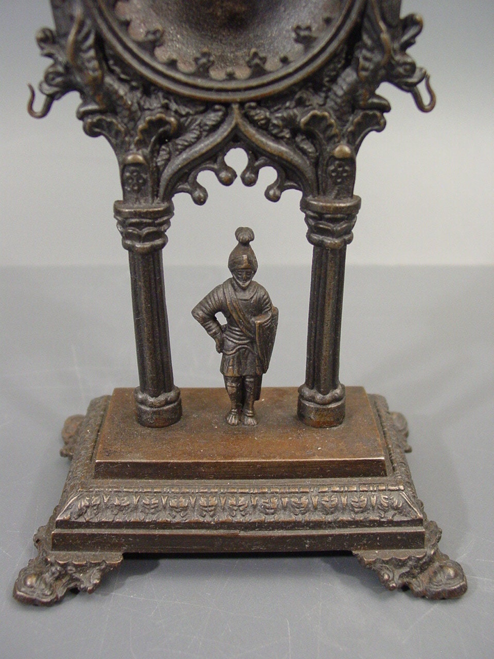 Pocket Watch Stand Antique SEEBASS BERLIN IRON Cast Historic Pattern ...