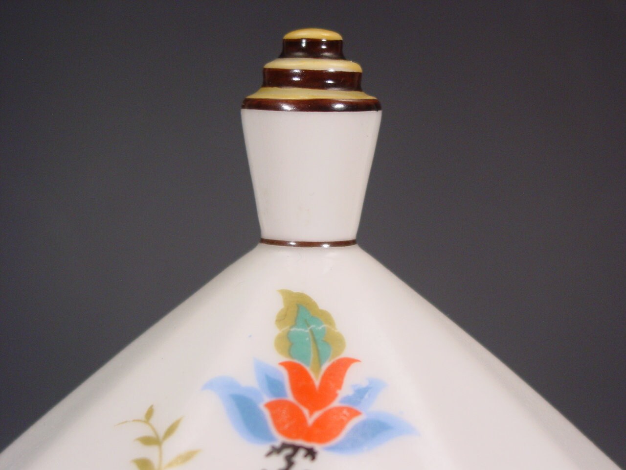 ART DECO Biscuit Box PORCELAIN Durrbeck & Ruckdaschel Cooki Jar ...