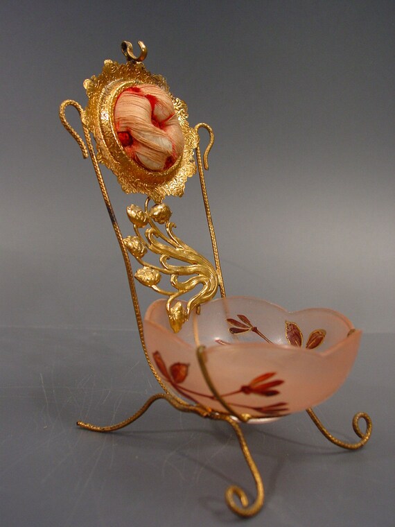 ART NOUVEAU antique POCKET Watch stand collectible wi… - Gem