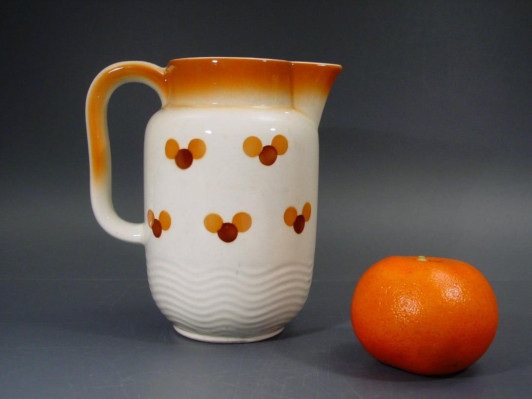 CERAMIC WEIMAR REPUBLIC Vintage Cacao Jug Chocolate - Grunstadt ...
