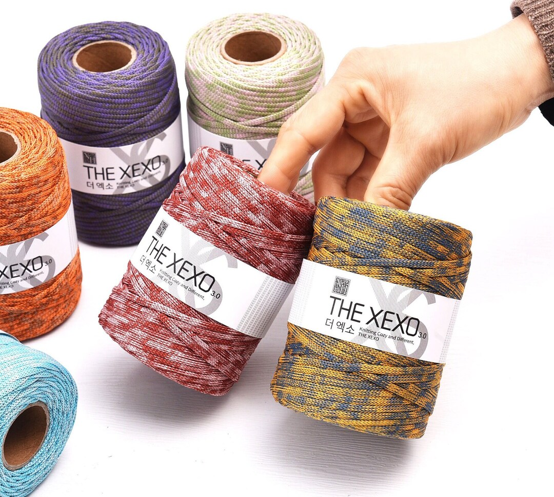 3mm X 100yards Polyester Chunky Knitting Cord Elastic Yarn for Knitting ...
