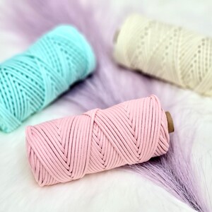 3.0MM High Density Braided Macrame String 80yards a Full Roll - Etsy