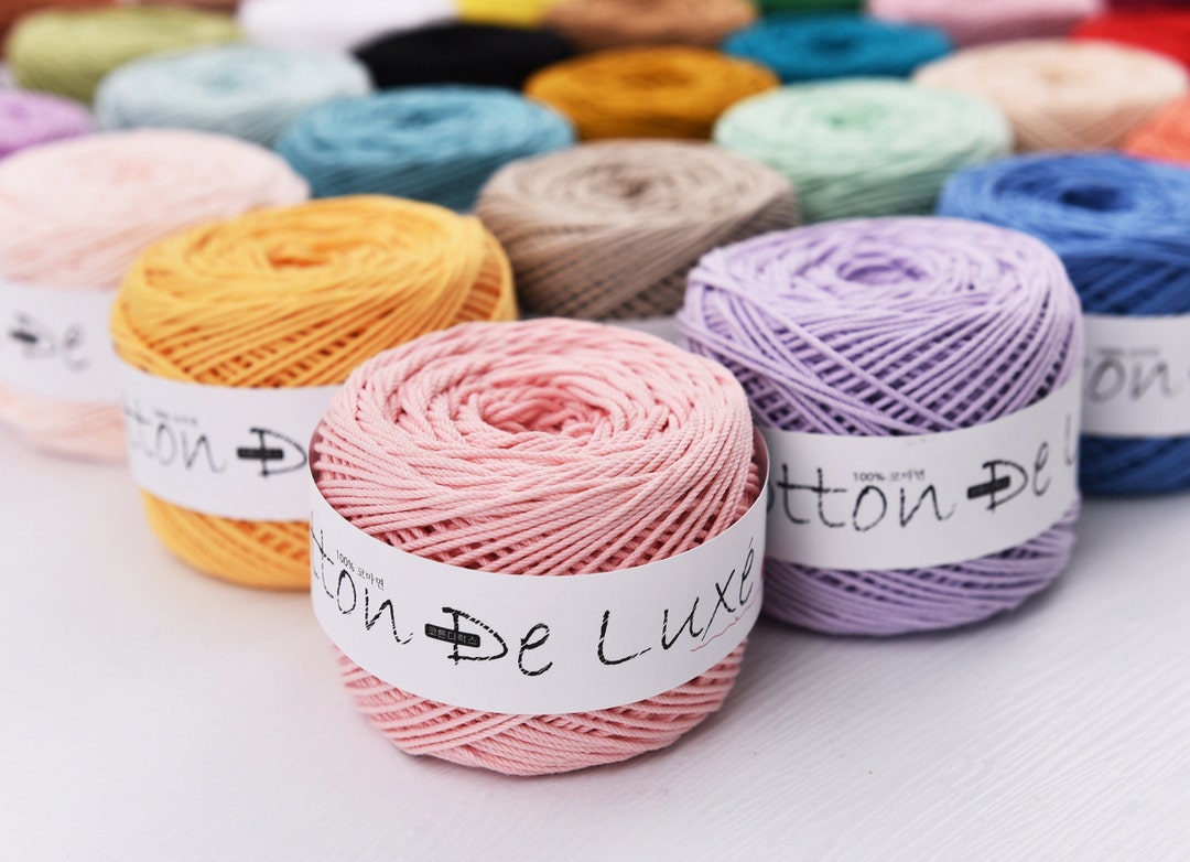 Deluxe Cotton 1mm X 120meters Hand Knitting Yarn Hand Crochet Yarn Bag ...
