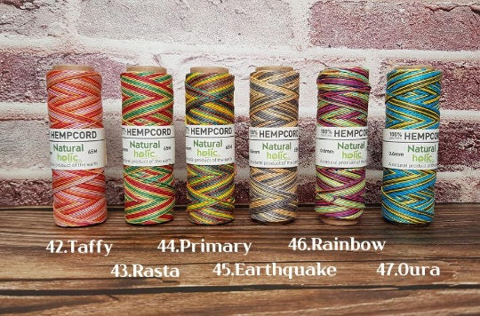 0.6MM Polished Hemp Cord Hemp Thread 65meters Full Roll 100% - Etsy