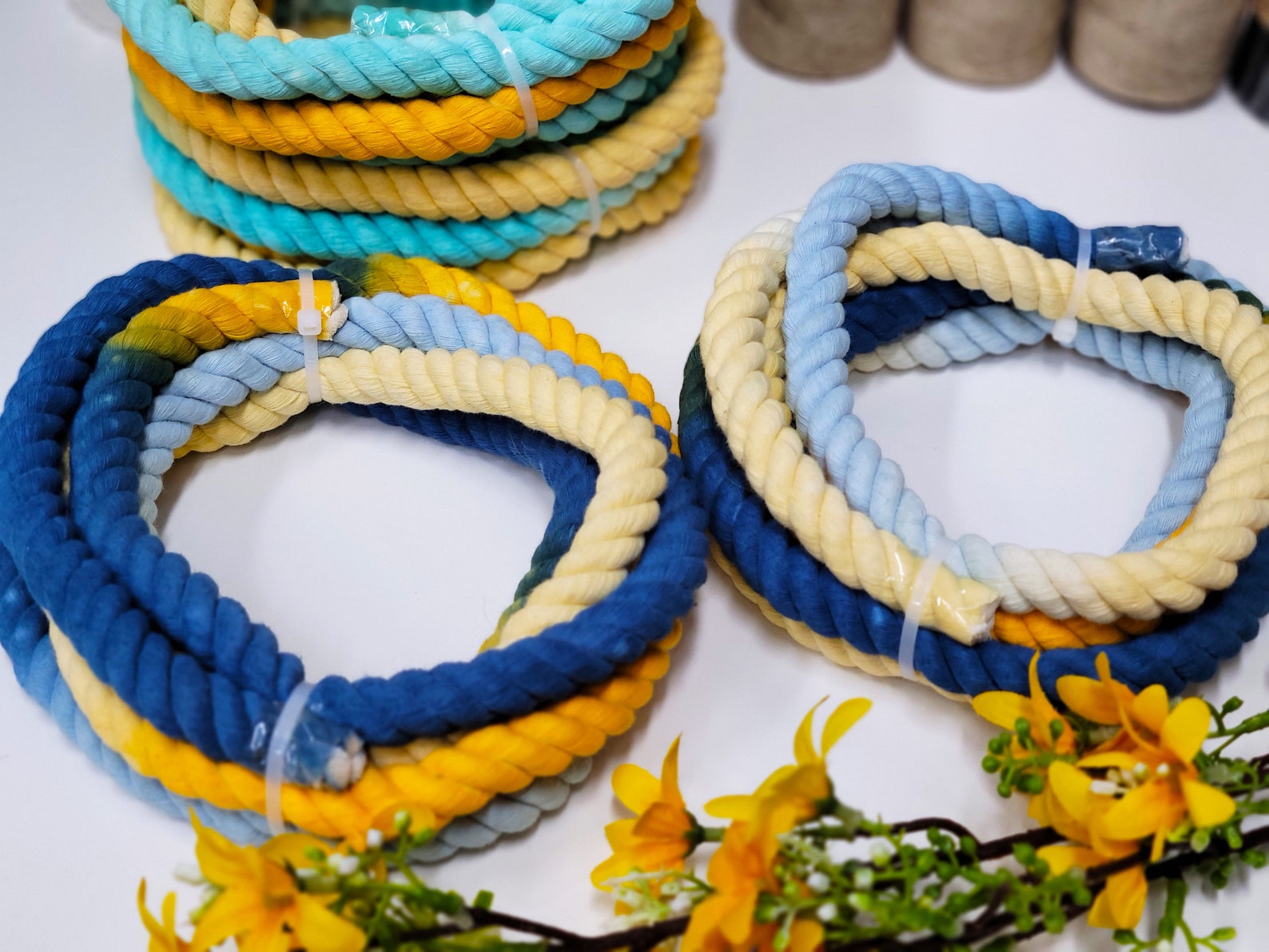 13MM Variegated Rope Multi Color Cotton Rope Dog Leash Making - Etsy