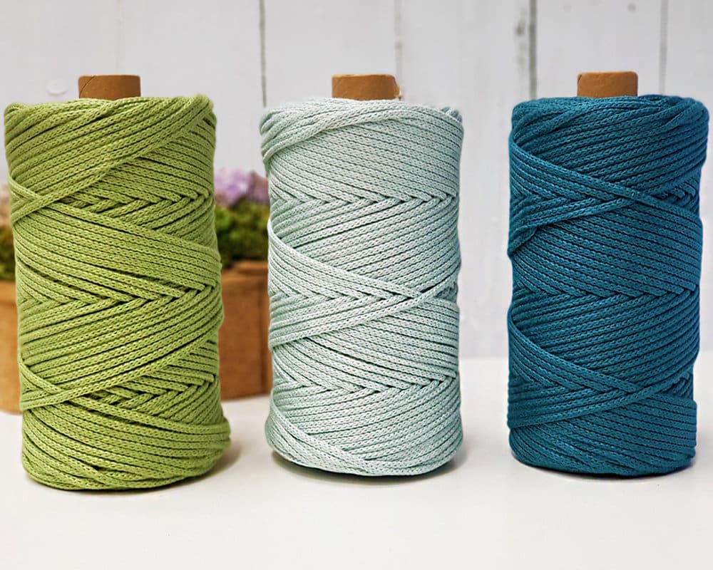 3.5MM Crochet Pattern Cotton Rope MACRAME Rope Cotton Ropes | Etsy