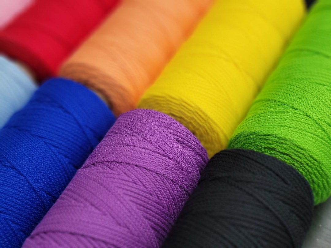 2.0MM Bamboo Knitting Yarn Shiny Bamboo Silk Cord 180yards a Roll ...