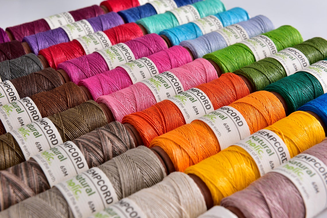 0.6MM Polished Hemp Cord Hemp Thread 65meters Full Roll 100% - Etsy