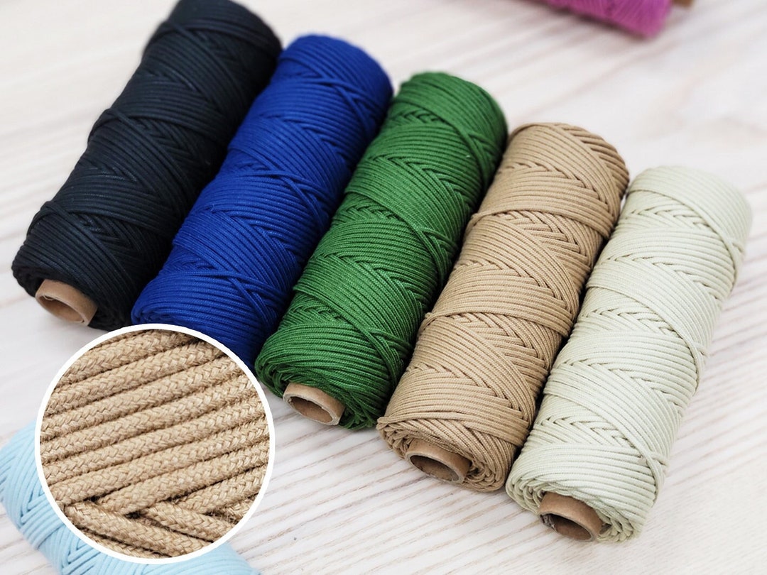 2MM Strongly Braided Macrame Cord 60meters a Full Roll Knotting Braided ...