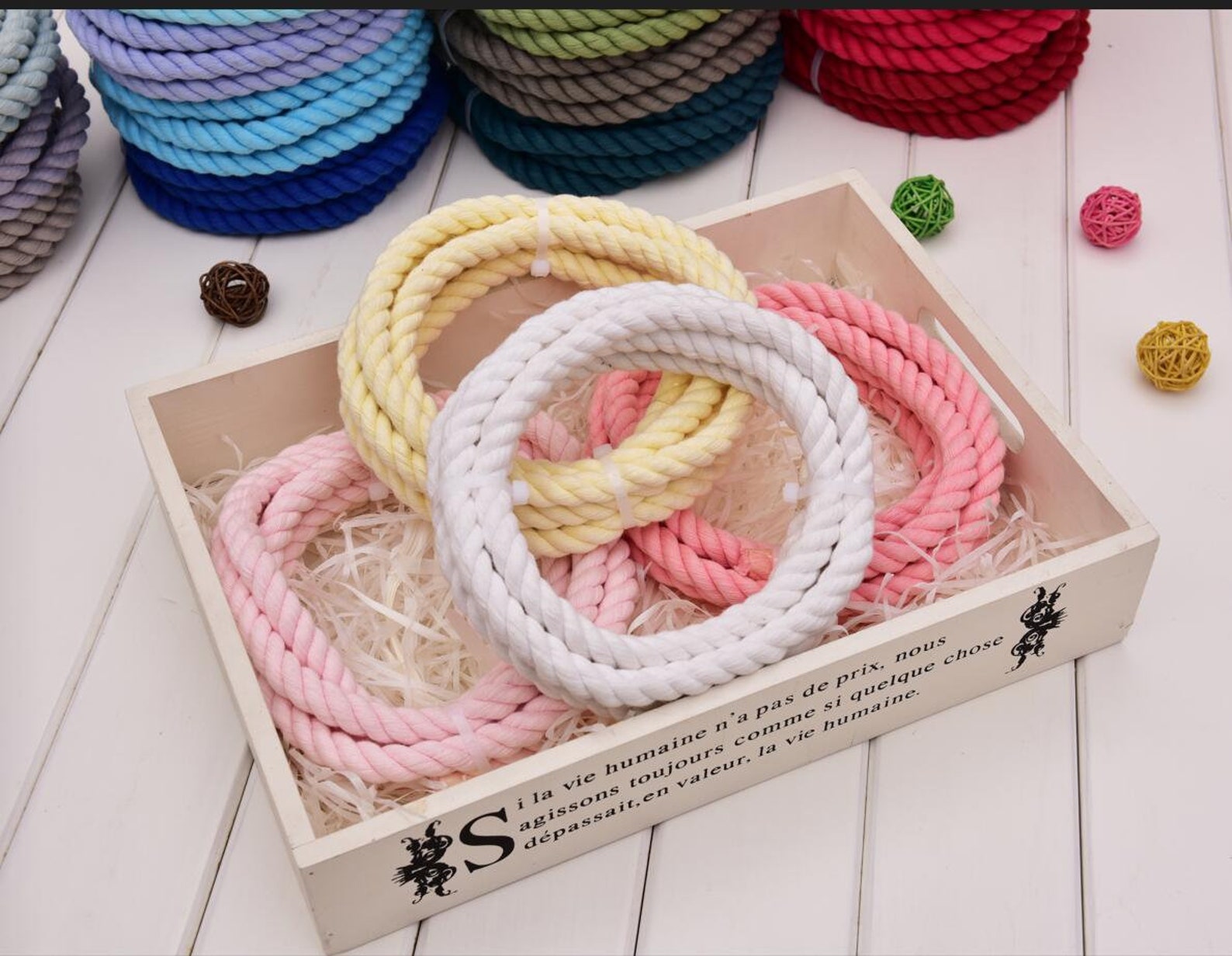12MM Pure Cotton Rope Dog Leash Making Cotton MACRAME ROPES - Etsy