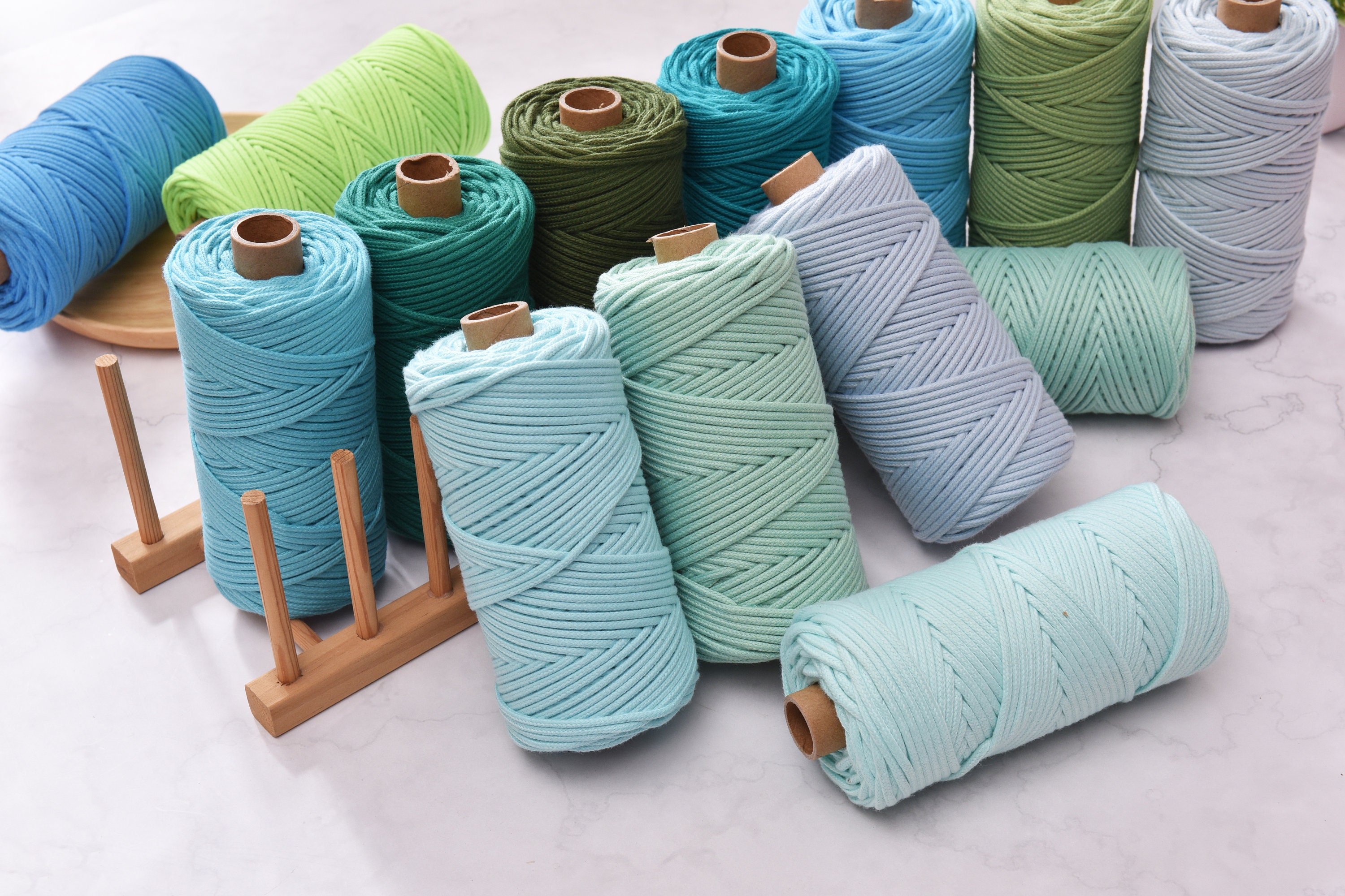 3.0MM PASTEL MACRAME ROPE Poly Cotton Rope 90yards a Full Roll - Etsy