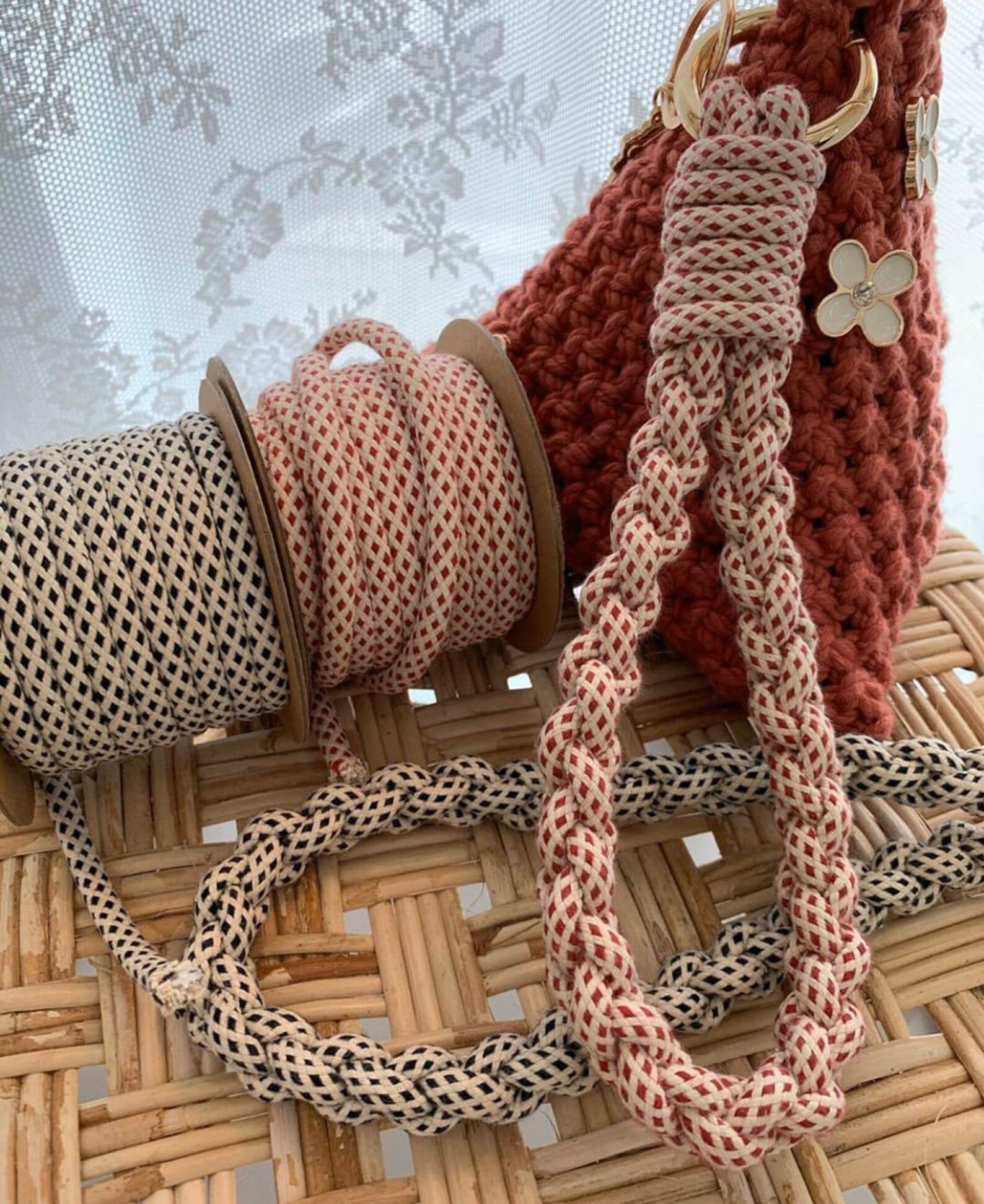 5.0MM Spider Web Pattern Macrame Braid Rope 15yards FULL ROLL | Etsy