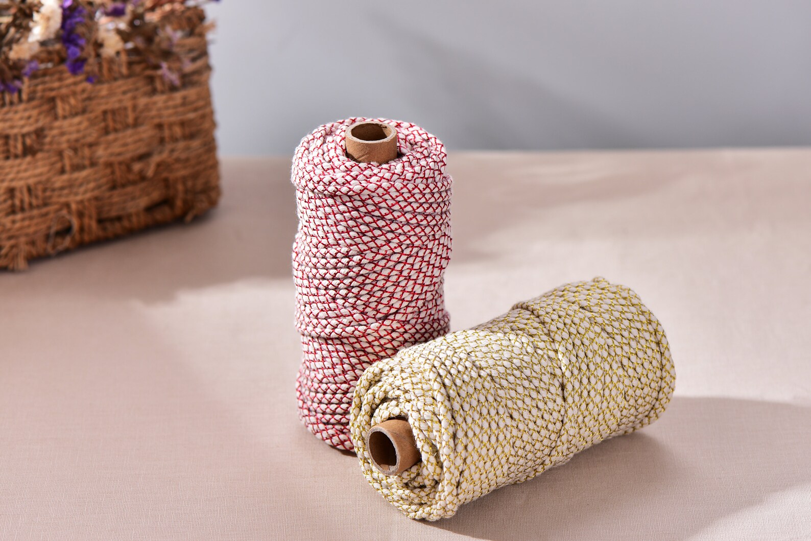 3.0MM Web Pattern Macrame Braid Rope Metallic Rope 23yards | Etsy