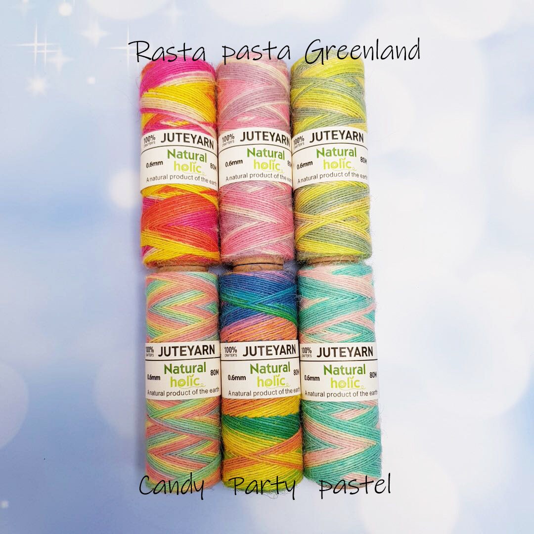 0.7MM Weaving Jute Thread Embroidery Thread Jute Craft Yarn - Etsy