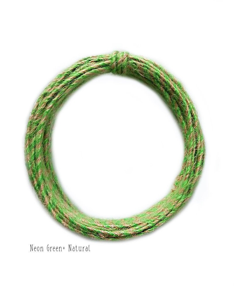 1.5MM Wired Jute Cord 5yards Jute Bakers Cord DIY Wire Craft - Etsy