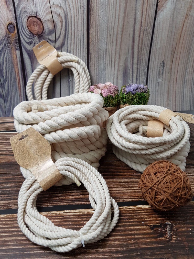 4.0MM to 20MM For Hand-dyeing Purpose Pure Cotton MACRAME | Etsy