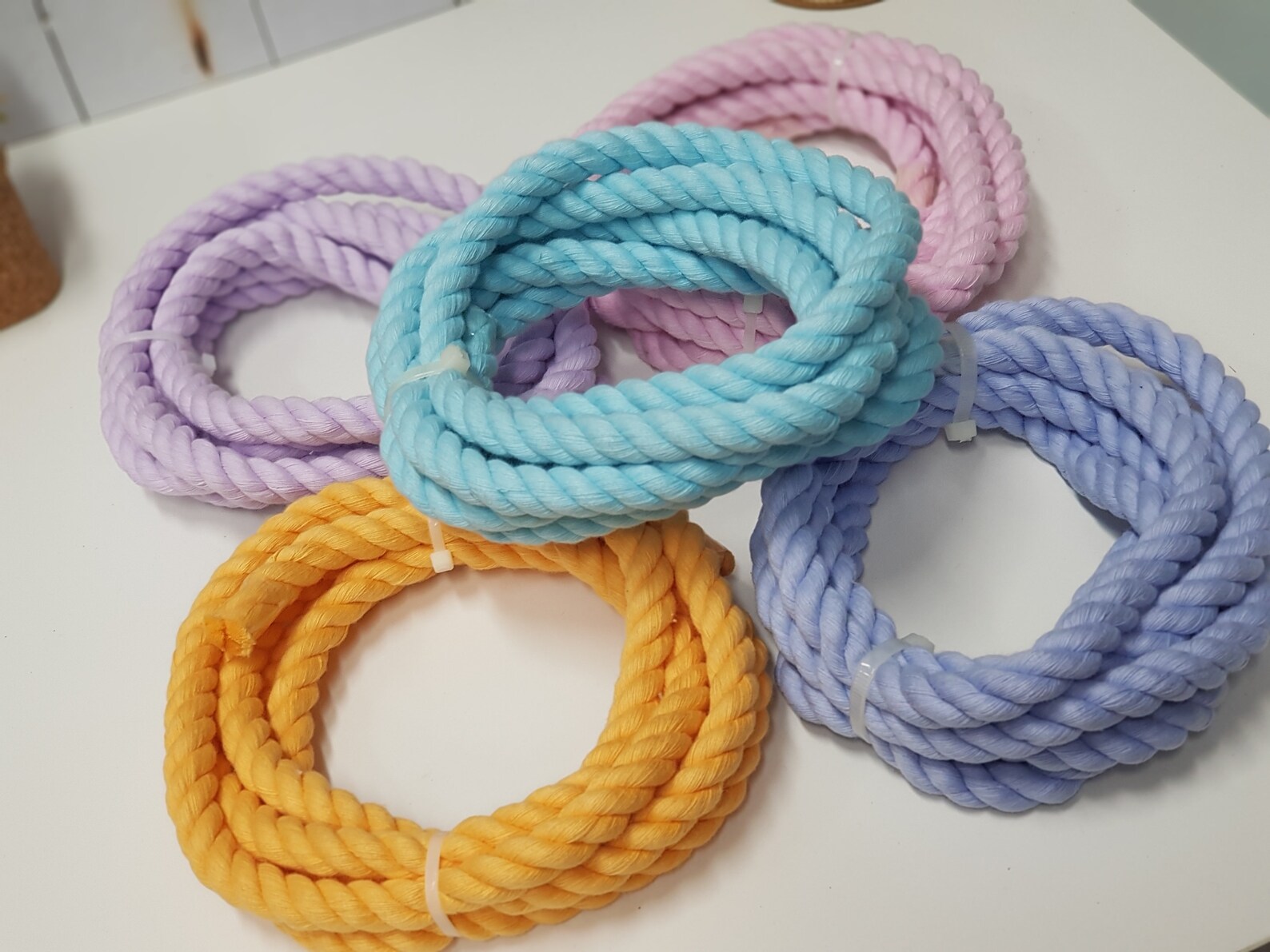 12MM Pure Cotton Rope Dog Leash Making Cotton MACRAME ROPES | Etsy