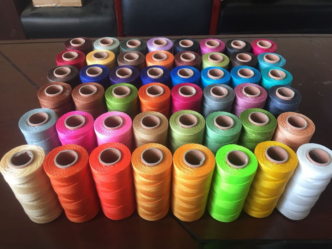 0.5mm Waxed Polyester Thread 320meters a Spool DIY Craft - Etsy