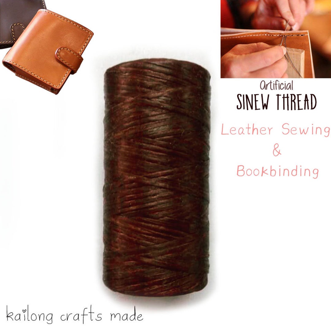 700feet Artificial SINEW Thread Robust & Strong Perfect for Leather ...