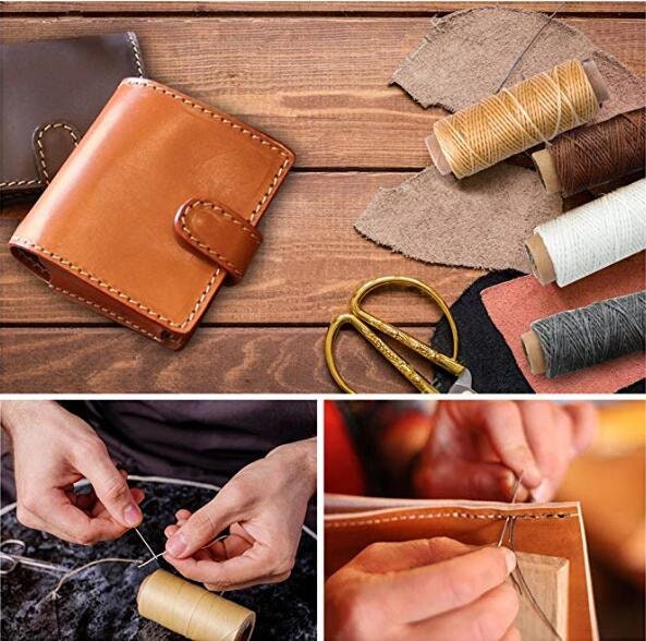 1.0MM BRAID Waxed Leather Thread 25Yards Full Roll Simulated | Etsy