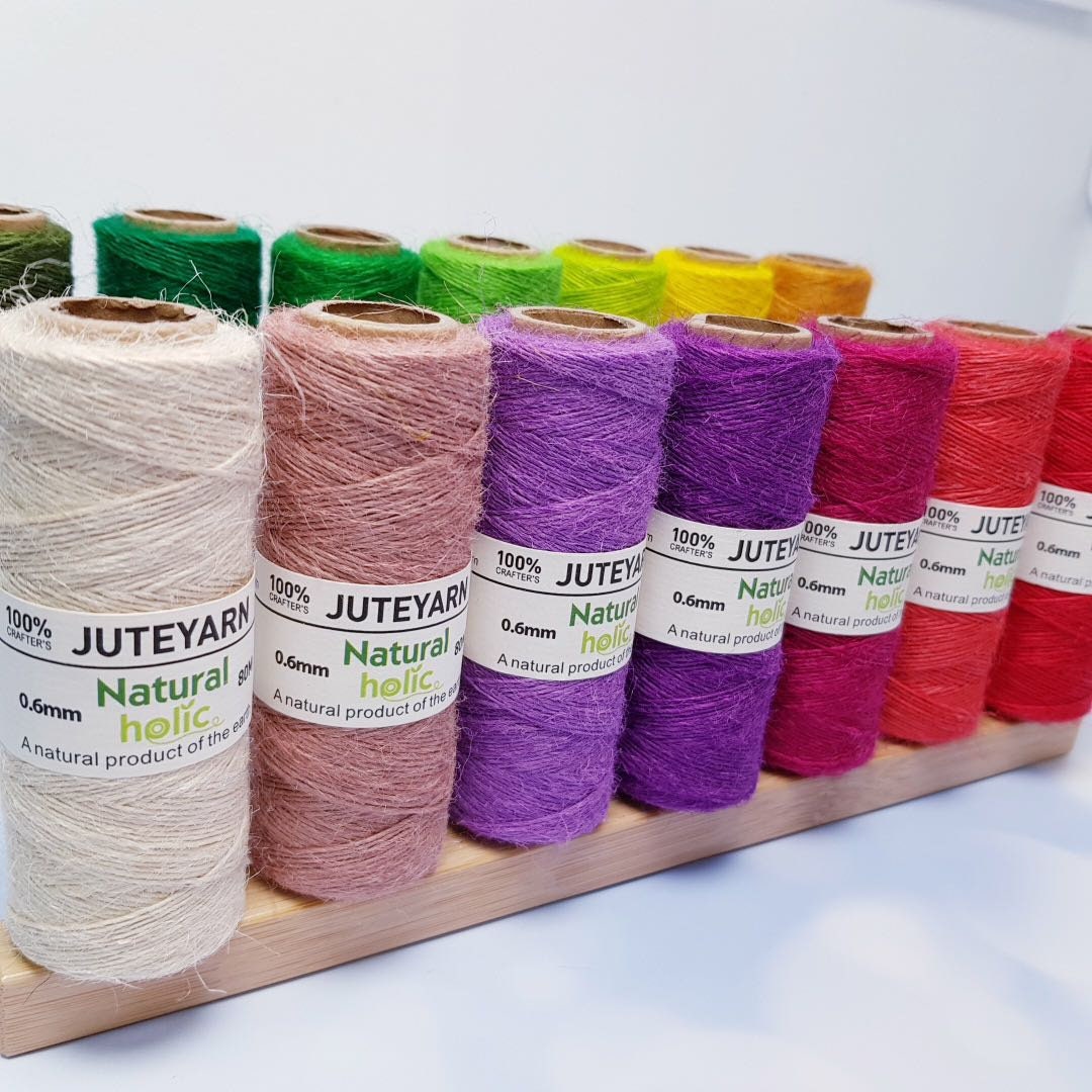 0.7MM Weaving Jute thread Embroidery Thread Jute craft yarn | Etsy