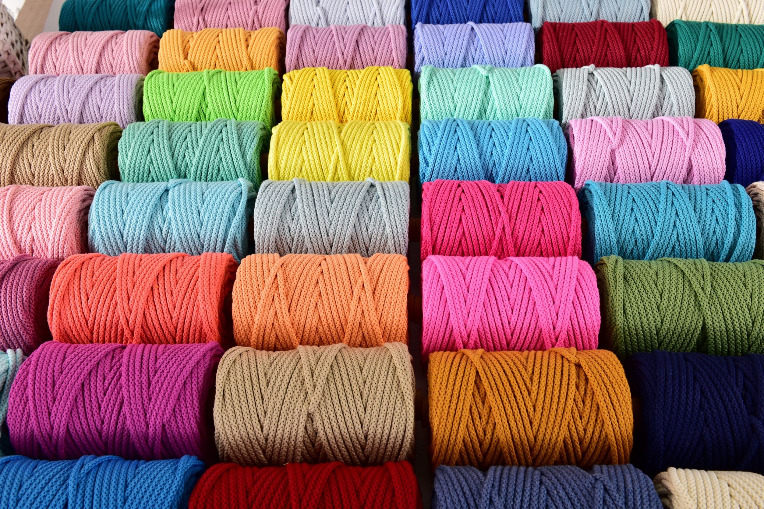 5.5MM Crochet Macrame Cord 500g 100yards MACRAME Rope Chunky - Etsy