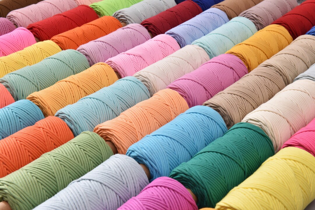 3.0MM PASTEL MACRAME ROPE Poly Cotton Rope 90yards a Full Roll - Etsy