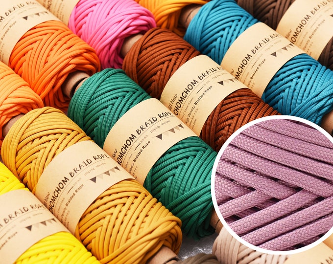 3mm Polyester Macrame Braid Cord 50meters a Spool Perfect for Knotting ...
