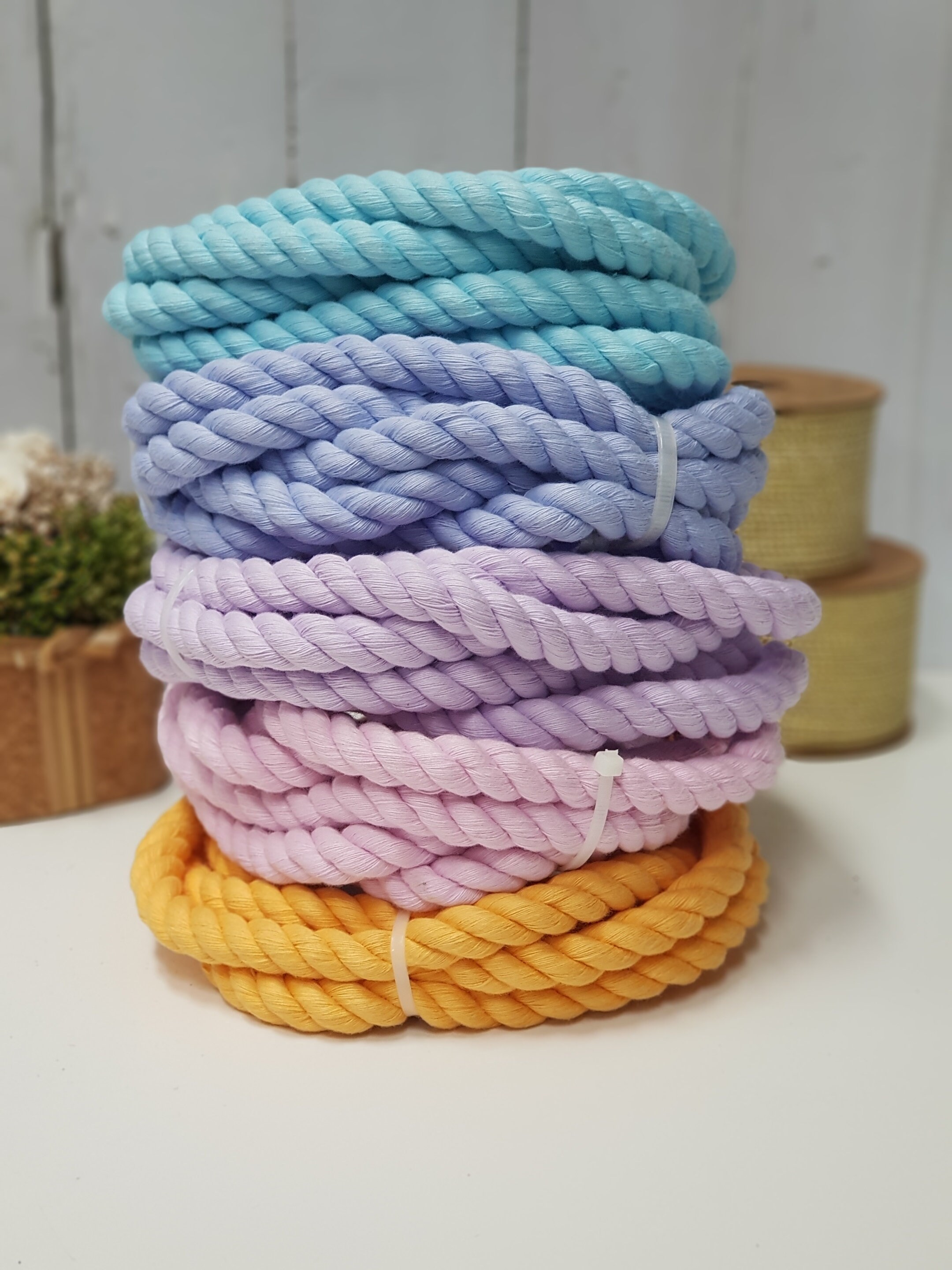 12MM Pure Cotton Rope Dog Leash Making Cotton MACRAME ROPES | Etsy