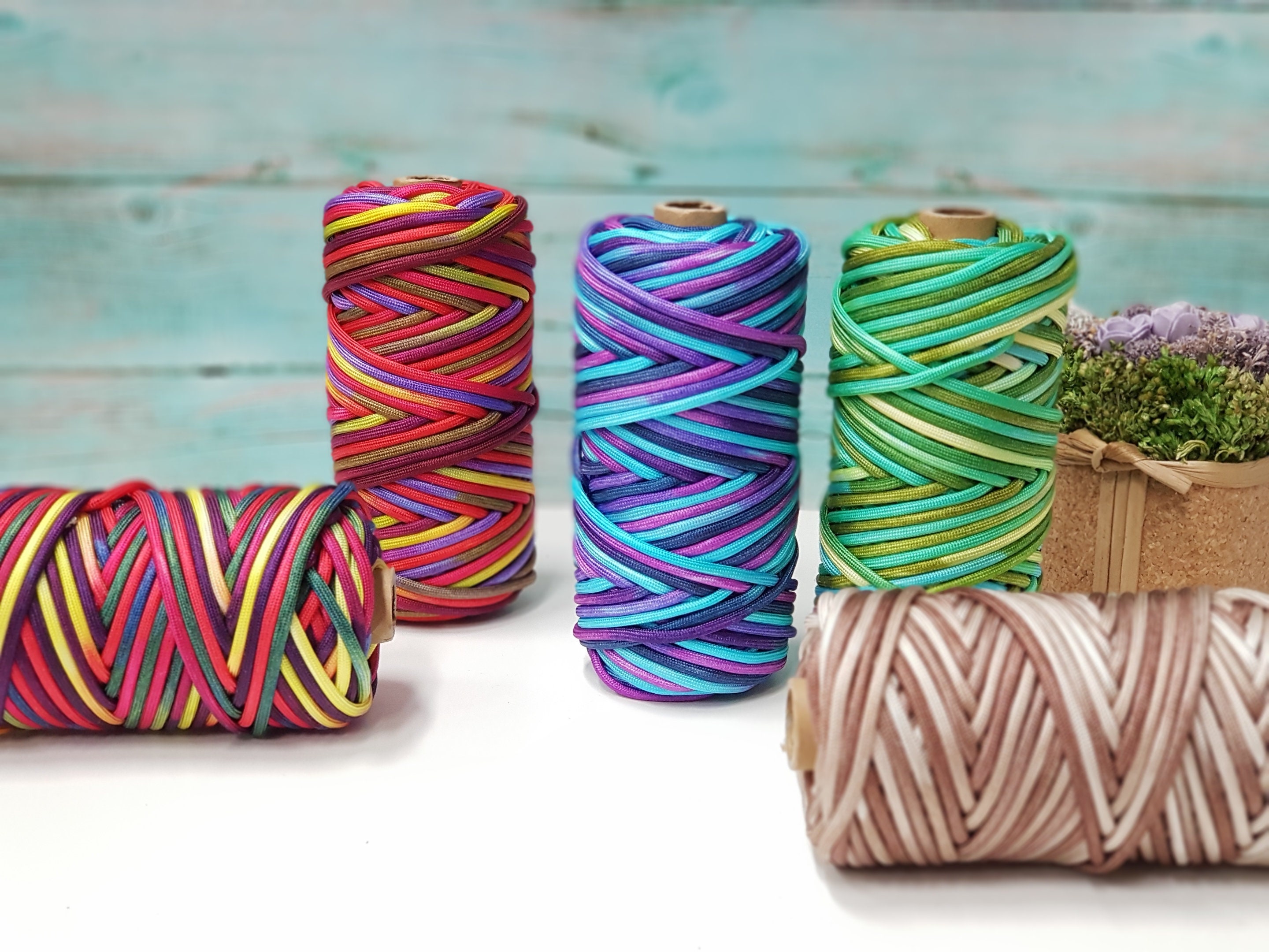 4.0MM Variegated Paracord Nylon Parachute Macrame Rope Outdoor - Etsy