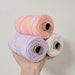 3.0MM PASTEL MACRAME ROPE Poly Cotton Rope 90yards a Full Roll - Etsy