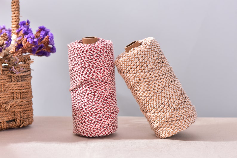 3.0MM Web Pattern Macrame Braid Rope Metallic Rope 23yards | Etsy