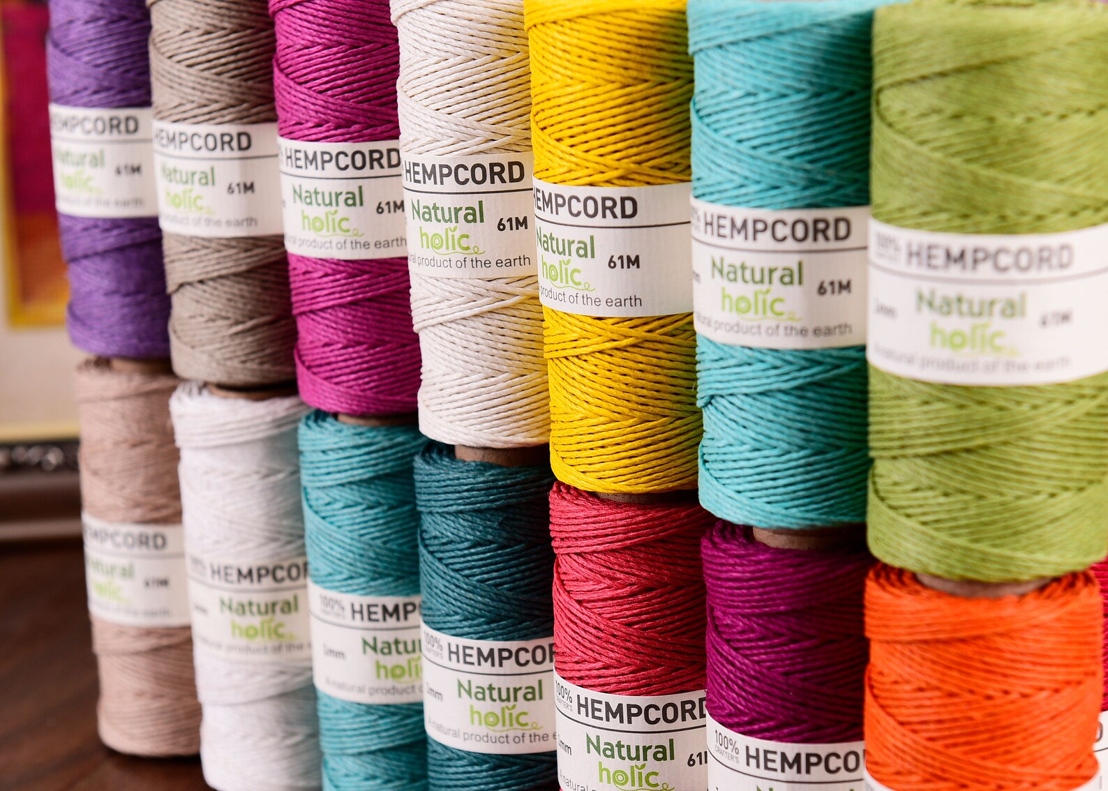 205FT Polished HEMP CORD 1.0MM Dia. 100% HEMP Yarn 20lb Tested - Etsy UK