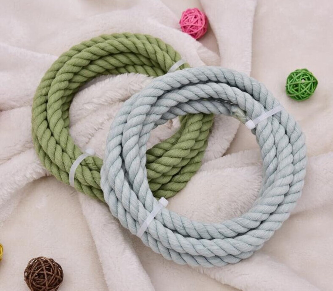 12MM Pure Cotton Rope Dog Leash Making Cotton MACRAME ROPES Pure Cotton ...