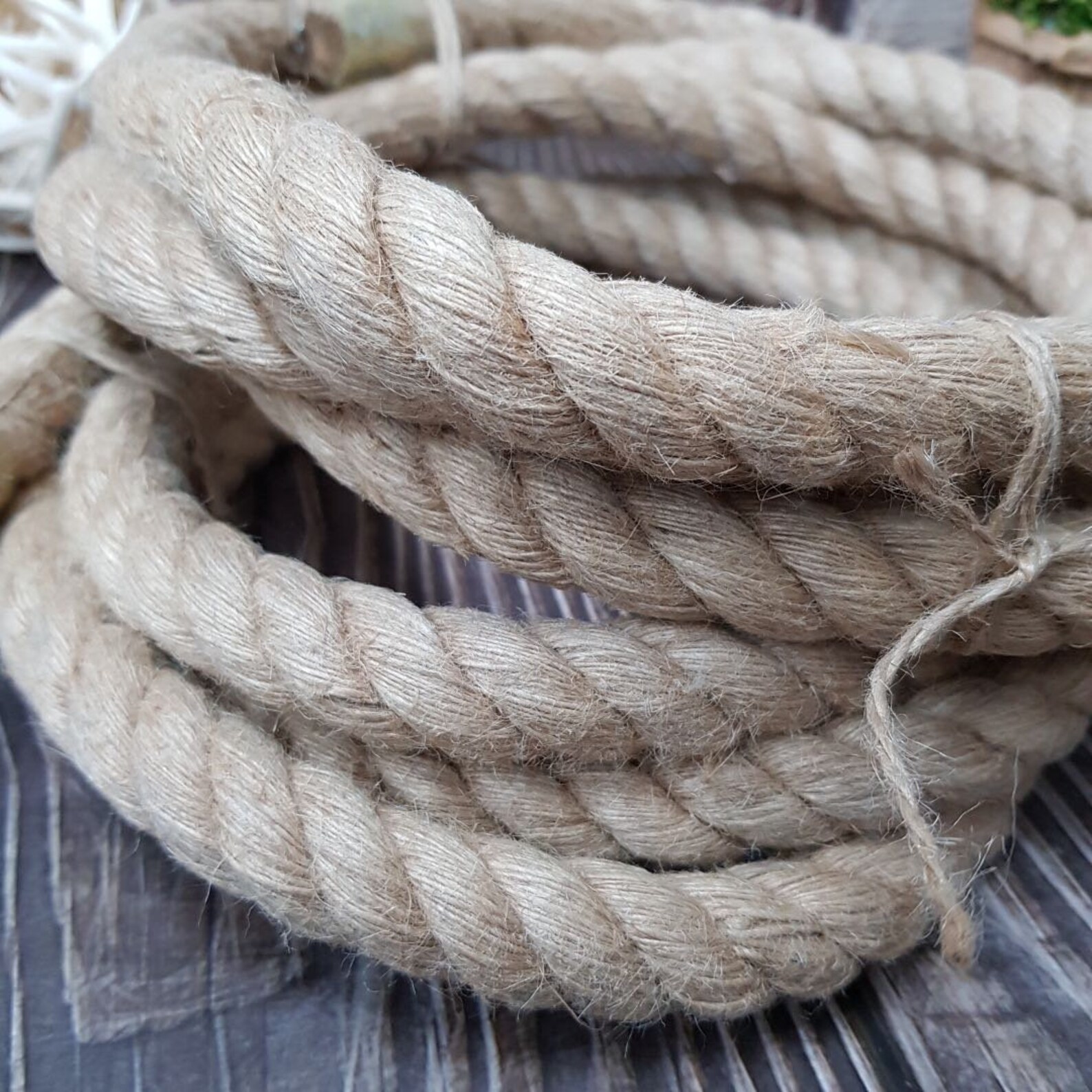 1.8MM Wired JUTE ROPE DIY Supplements Party Rope Easy to Bend - Etsy
