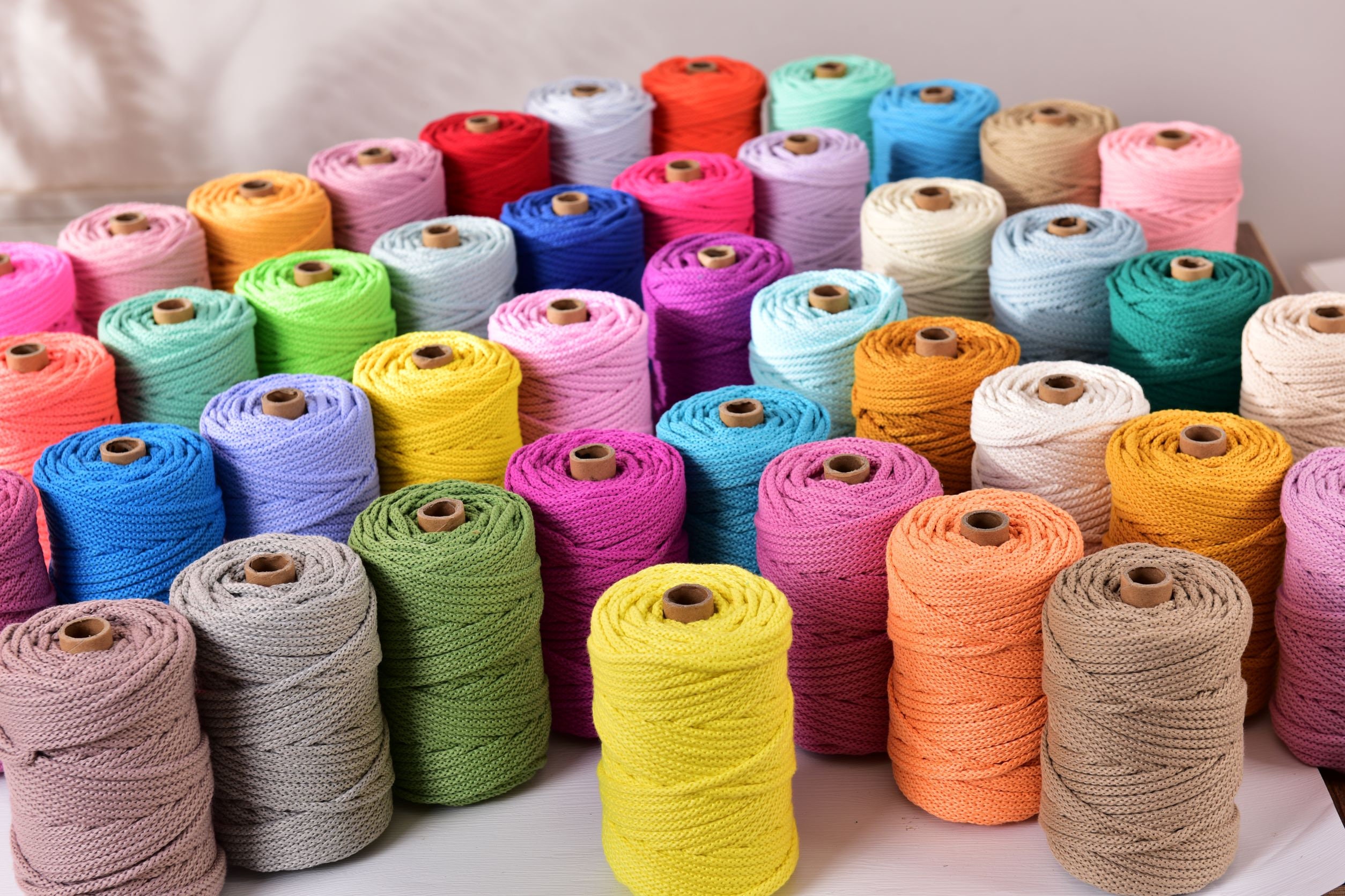 5.5MM Crochet Macrame Cord 500g 100yards MACRAME Rope Chunky - Etsy