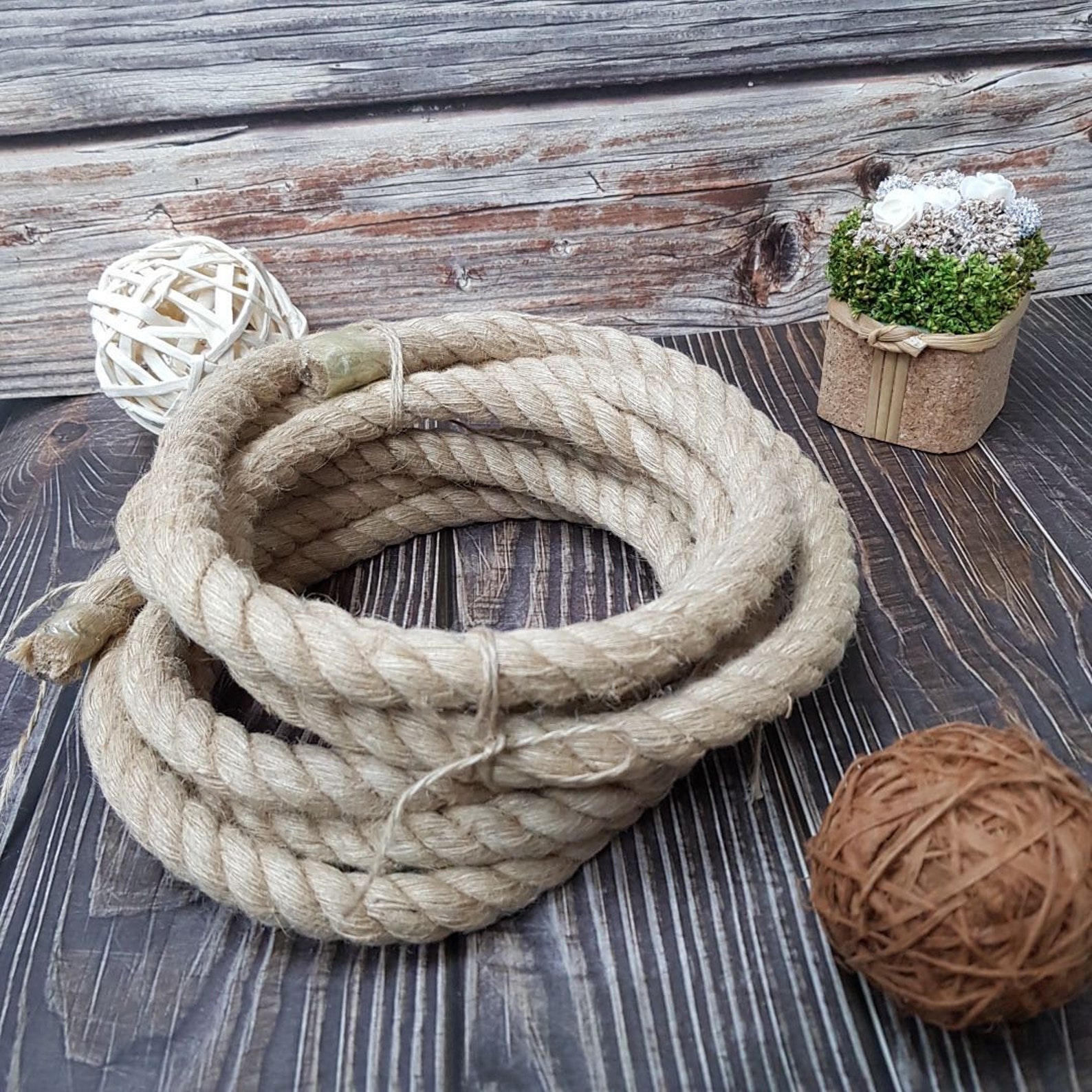 1.8MM Wired JUTE ROPE DIY Supplements Party Rope Easy to Bend - Etsy