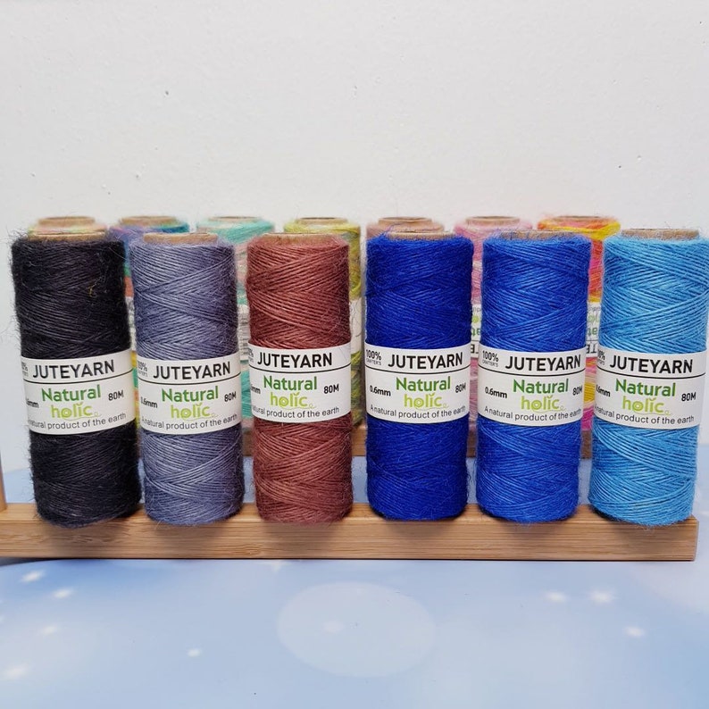 0.7MM Weaving Jute thread Embroidery Thread Jute craft yarn | Etsy