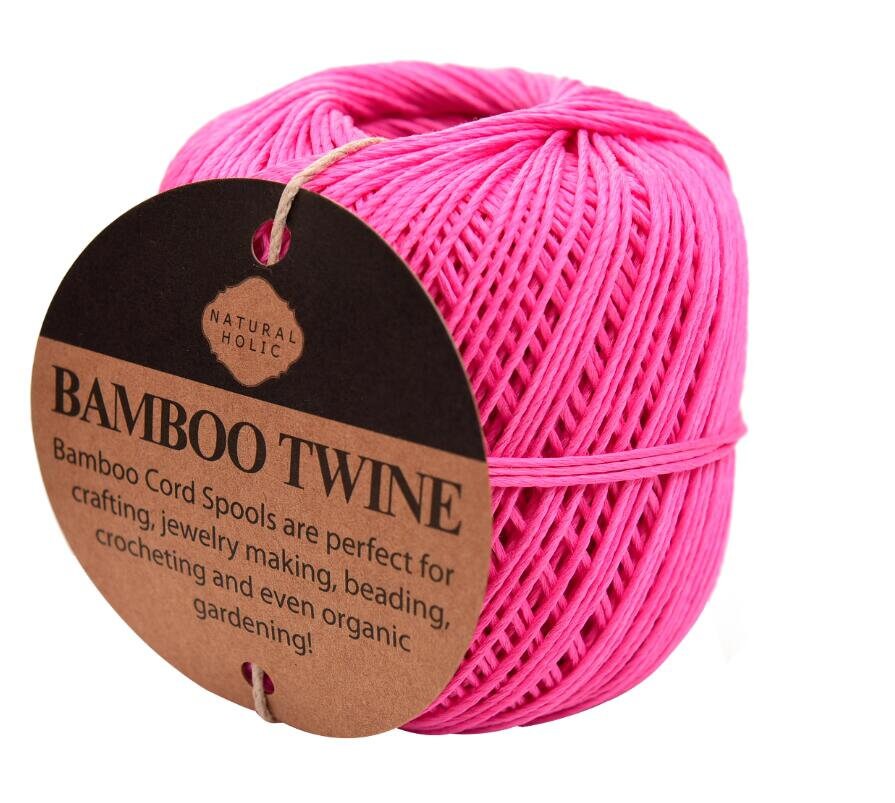 100% BAMBOO CORD BALL 100Yards Full Roll Polished Bamboo | Etsy