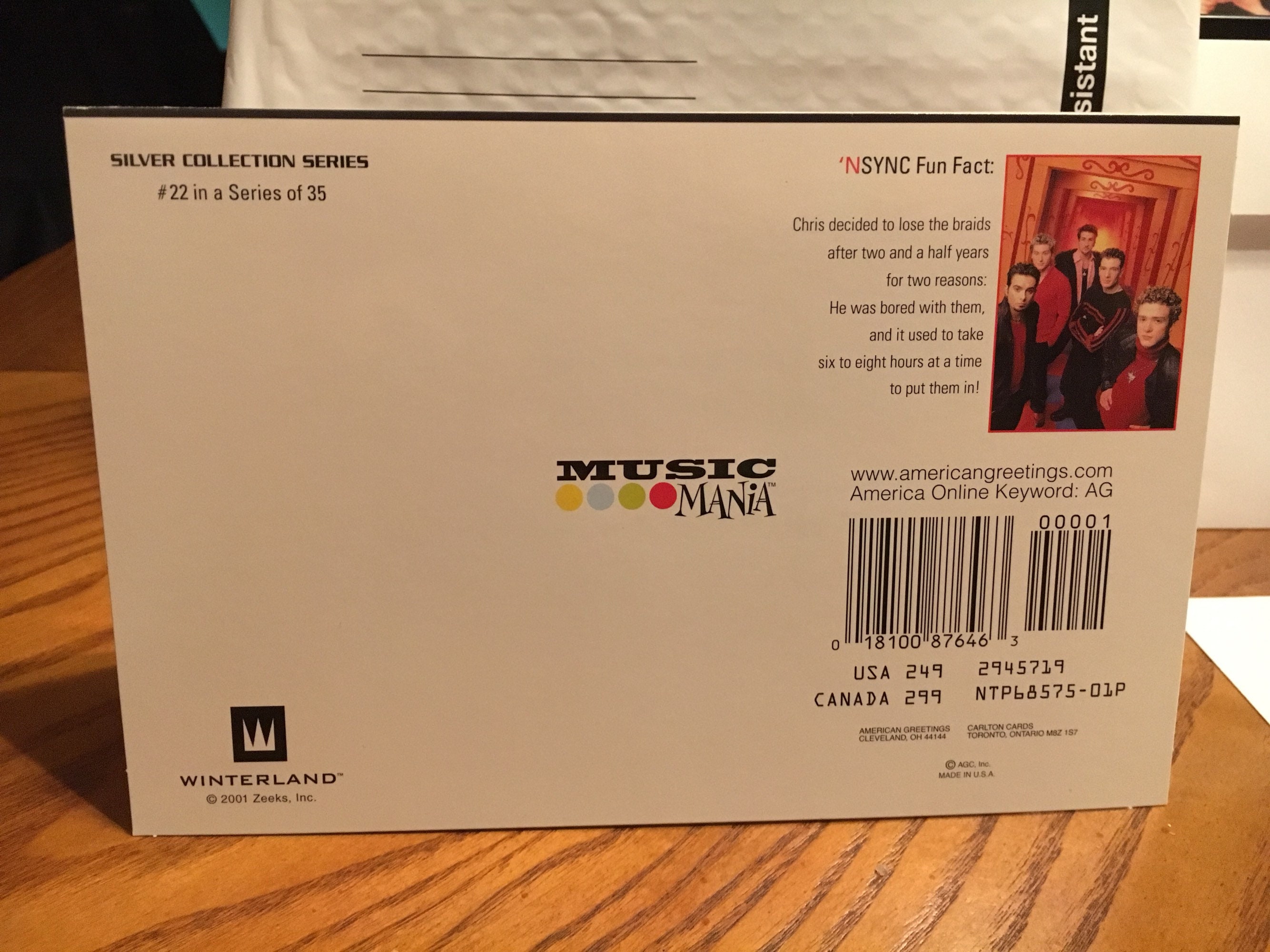 Vintage NSYNC Friendship Greeting Card Personalized Note - Etsy