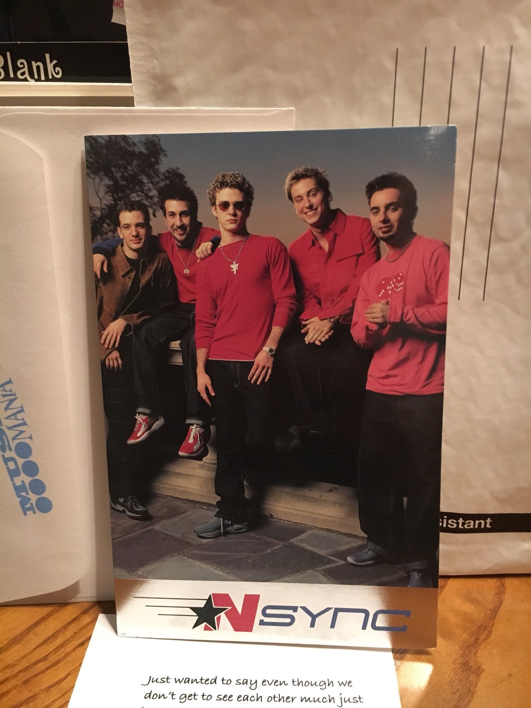 Vintage 2001 Collectable NSYNC #31 Blank Inside Greeting Card - Etsy