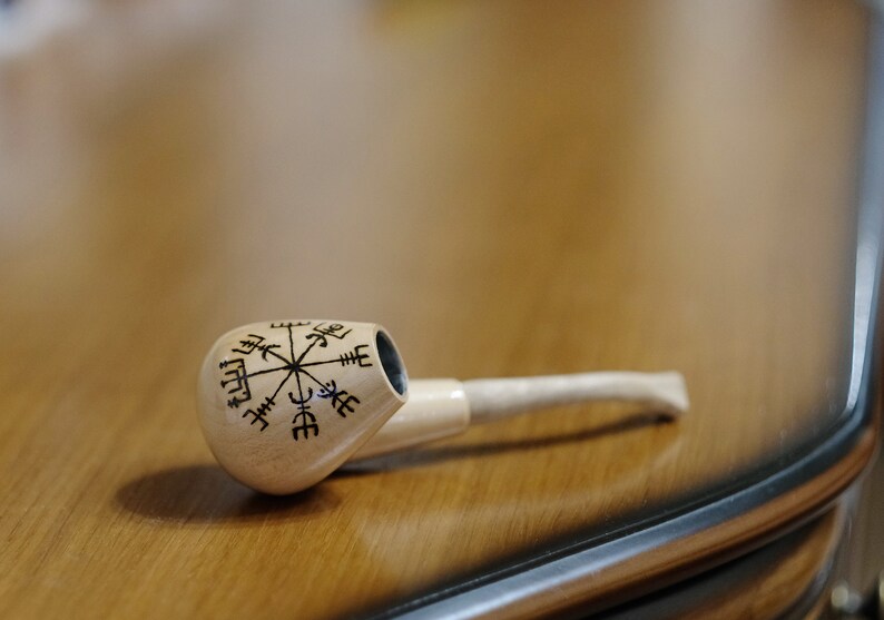 Viking Smoking Pipe Viking Compass Pipe Tobacco Smoking - Etsy