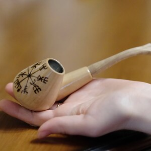 Viking Smoking Pipe Viking Compass Pipe Tobacco Smoking - Etsy