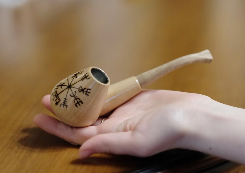 Viking Smoking Pipe Viking Compass Pipe Tobacco Smoking - Etsy