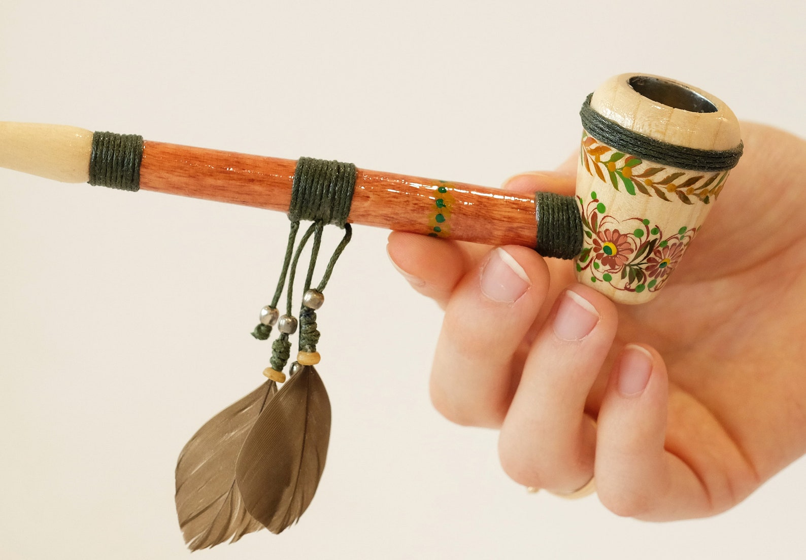 Wooden smoking pipe Native American pipe Indian peace pipe | Etsy