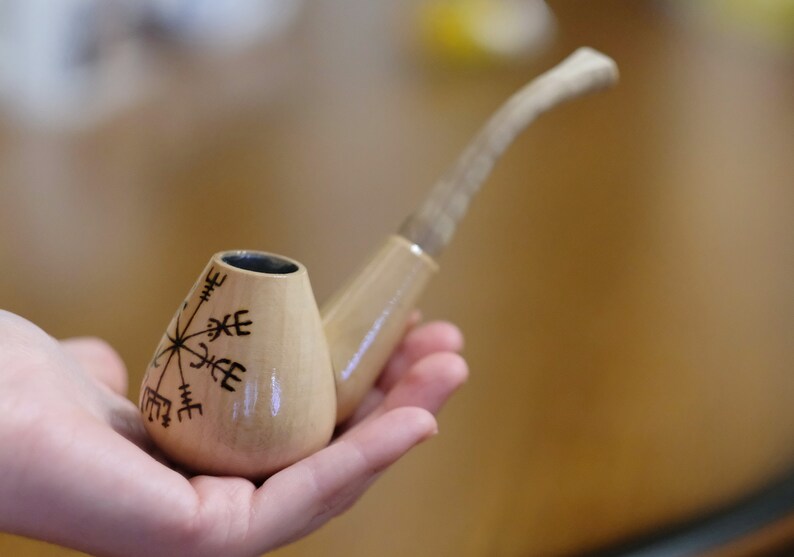 Viking Smoking Pipe Viking Compass Pipe Tobacco Smoking - Etsy