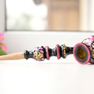 Personalized Smoking Pipe Custom Pink Flower Pipe Wooden - Etsy