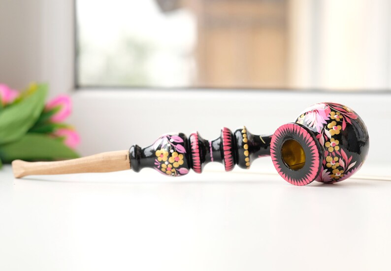 Personalized Smoking Pipe Custom Pink Flower Pipe Wooden | Etsy